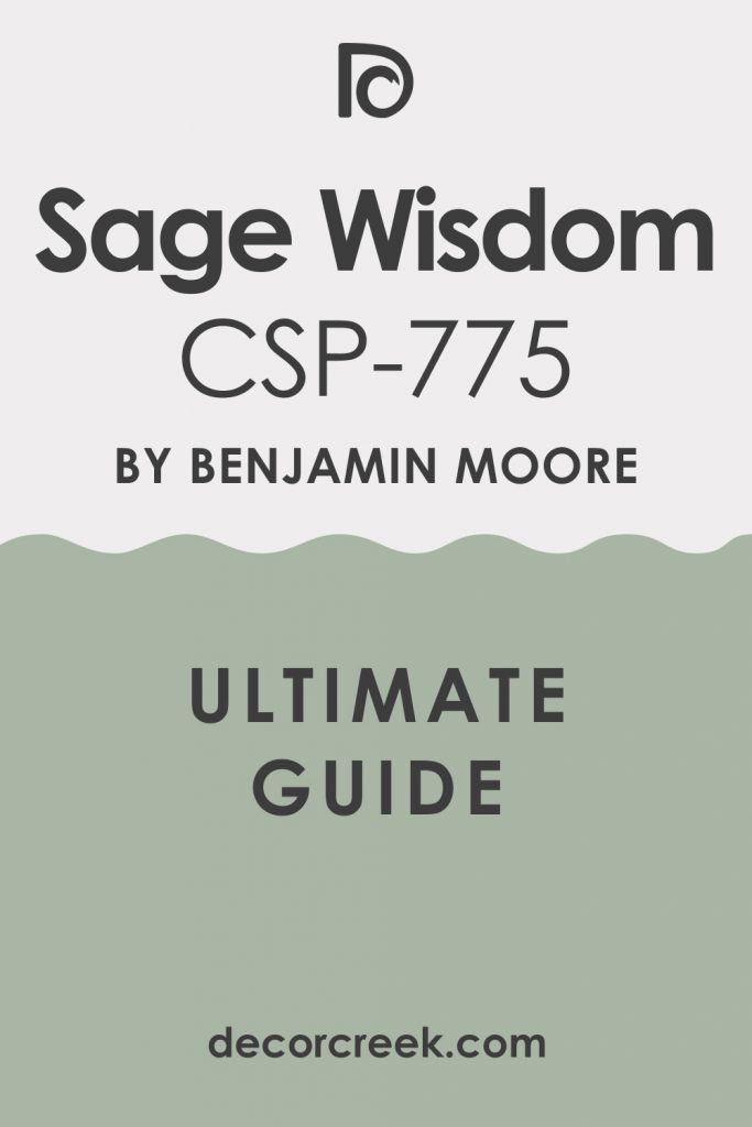 Sage Wisdom CSP-775 Paint Color by Benjamin Moore - DecorCreek