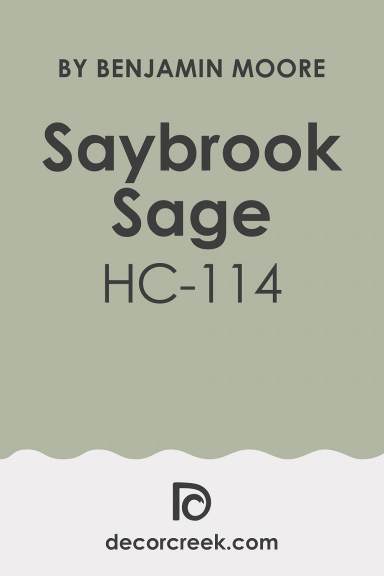 Saybrook Sage HC-114 Paint Color by Benjamin Moore - DecorCreek