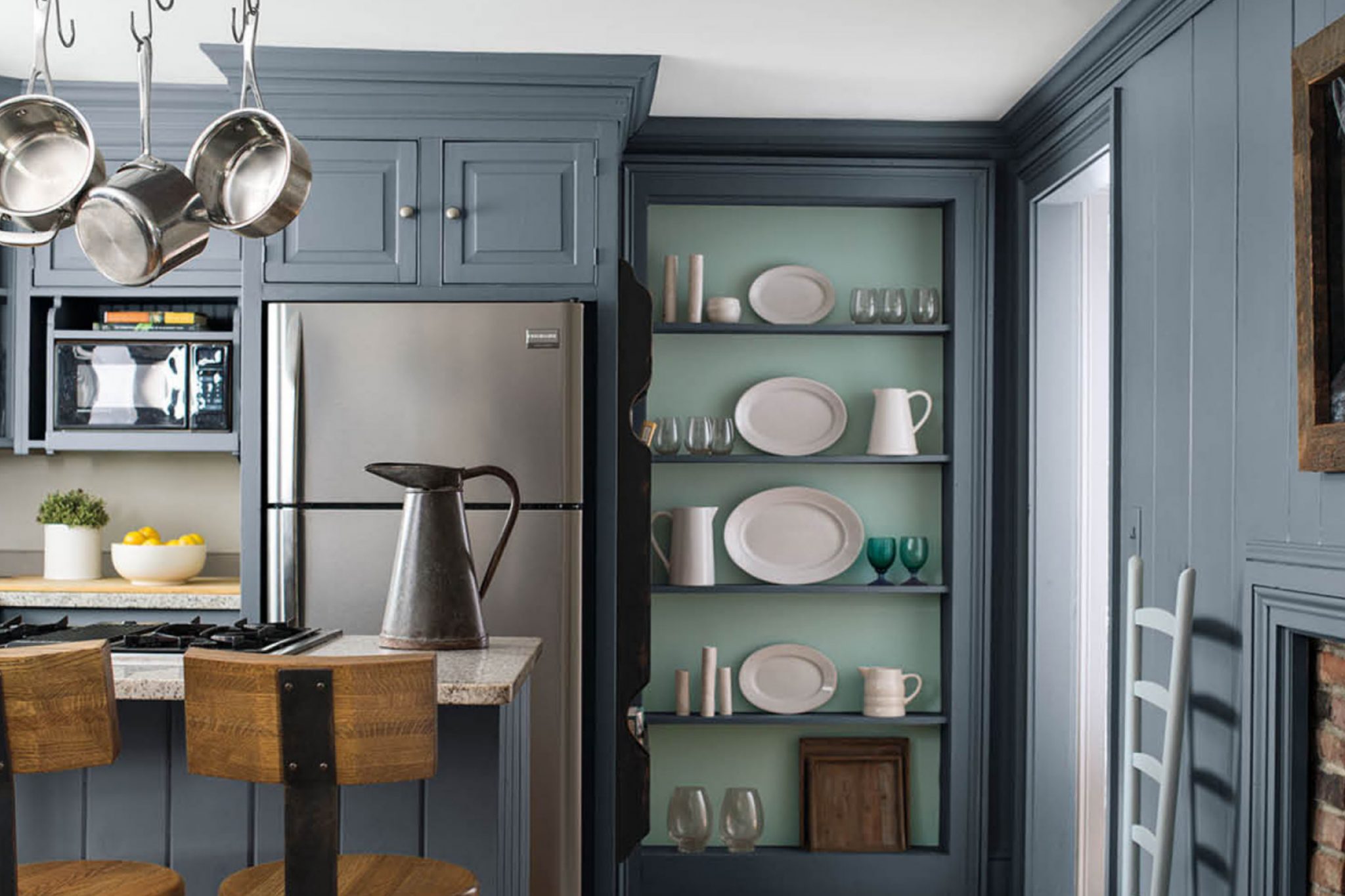 Wythe Blue HC-143 Paint Color by Benjamin Moore - DecorCreek