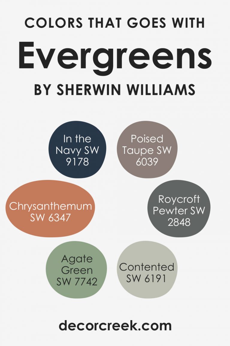 Evergreens SW 6447 Paint Color Sherwin-Williams