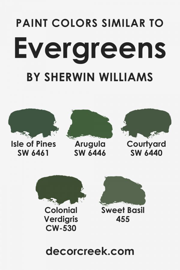 Evergreens SW 6447 Paint Color Sherwin-Williams
