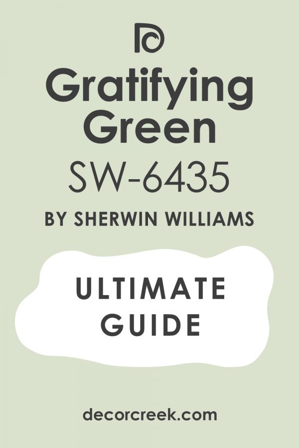 Gratifying Green SW 6435 Paint Color by Sherwin-Williams
