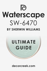 Waterscape SW 6470 Paint Color by Sherwin-Williams - DecorCreek