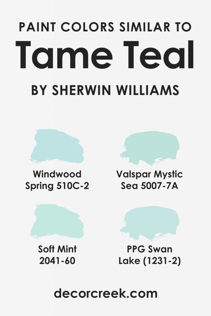Tame Teal SW 6757 Paint Color by Sherwin-Williams