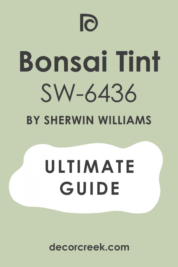 Bonsai Tint SW 6436 Paint Color by Sherwin-Williams - DecorCreek