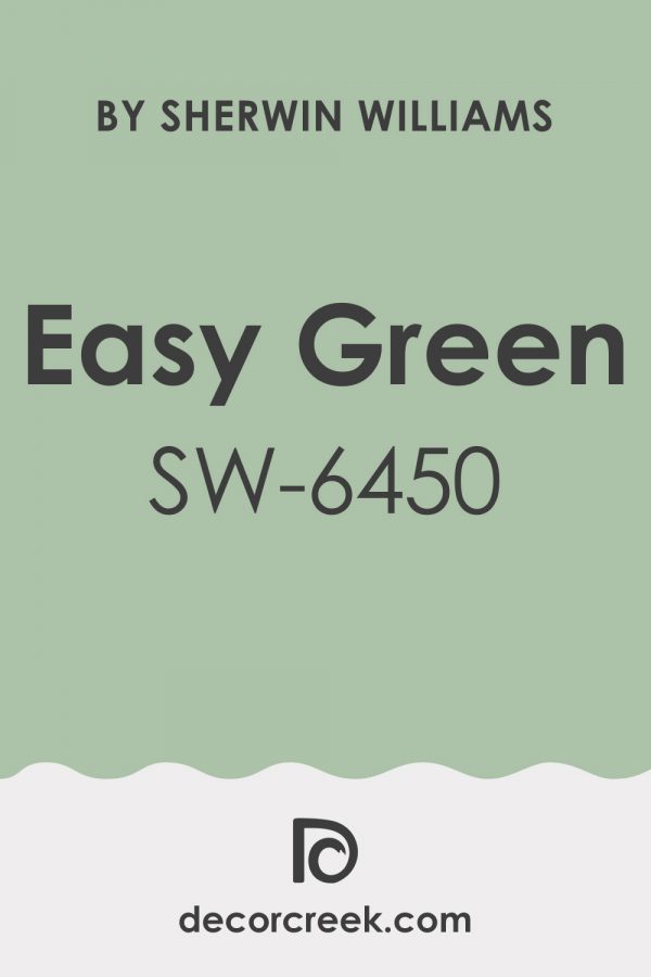 Easy Green SW 6450 Paint Color by Sherwin-Williams