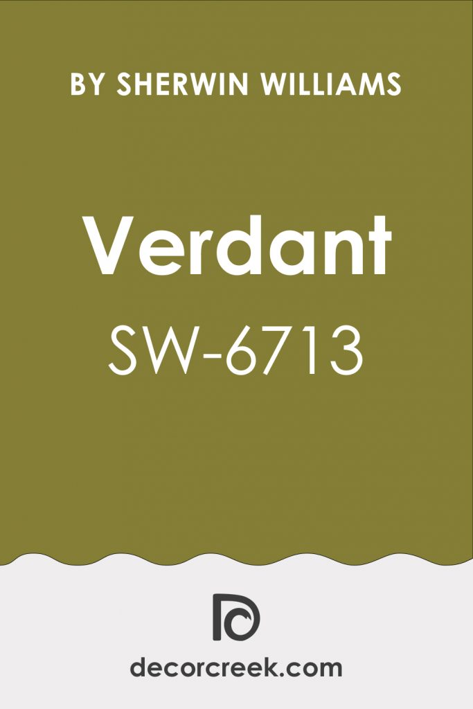Verdant SW 6713 Paint Color by Sherwin-Williams
