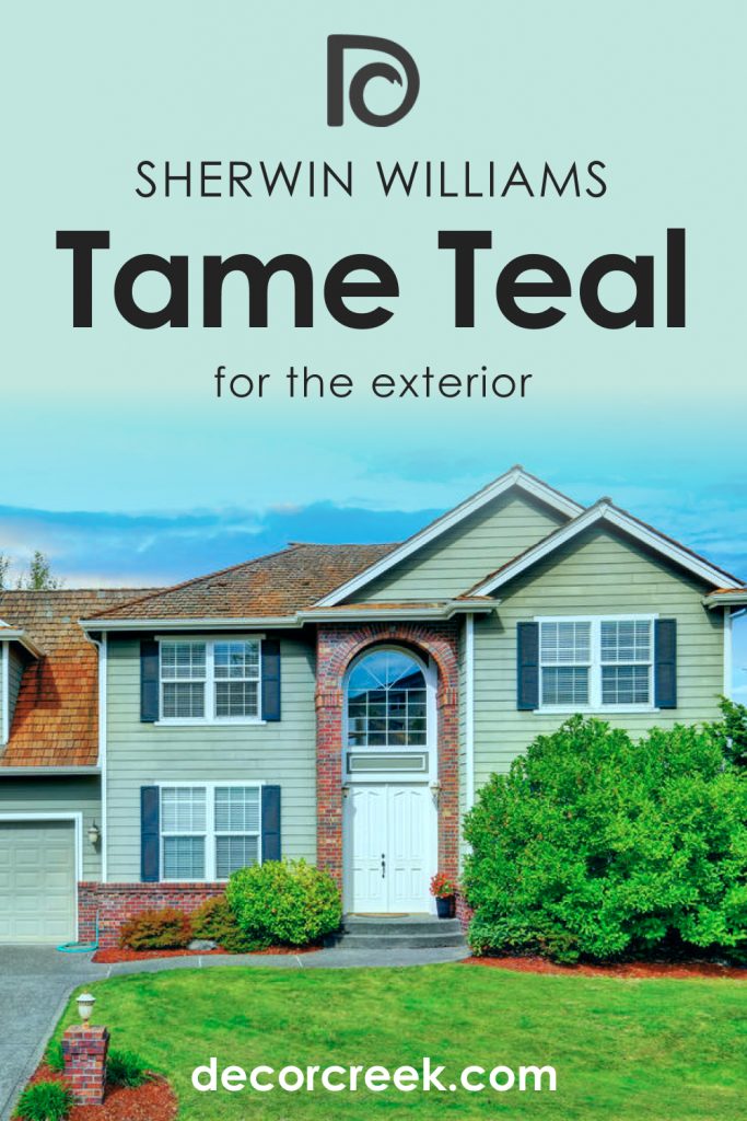 Tame Teal SW 6757 Paint Color by Sherwin-Williams