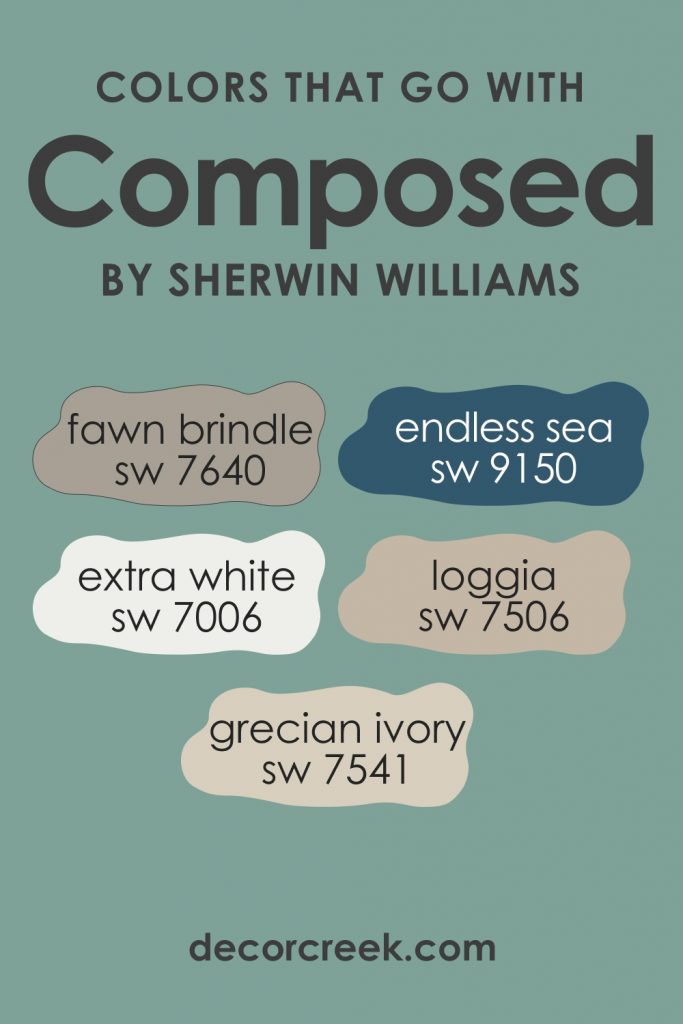 Composed SW 6472 Paint Color by Sherwin-Williams