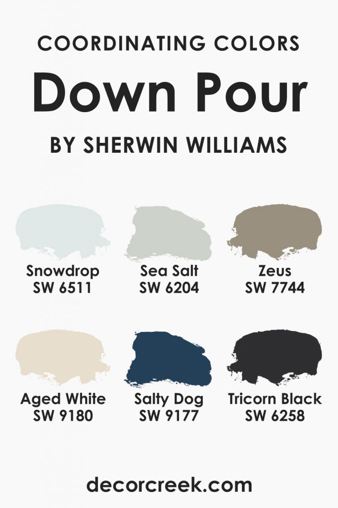 Down Pour SW 6516 Paint Color by Sherwin-Williams