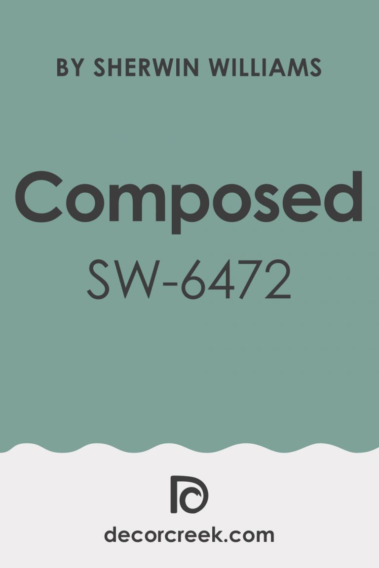 Composed SW 6472 Paint Color by Sherwin-Williams