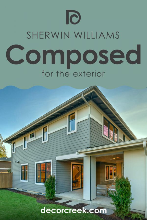 Composed SW 6472 Paint Color by Sherwin-Williams