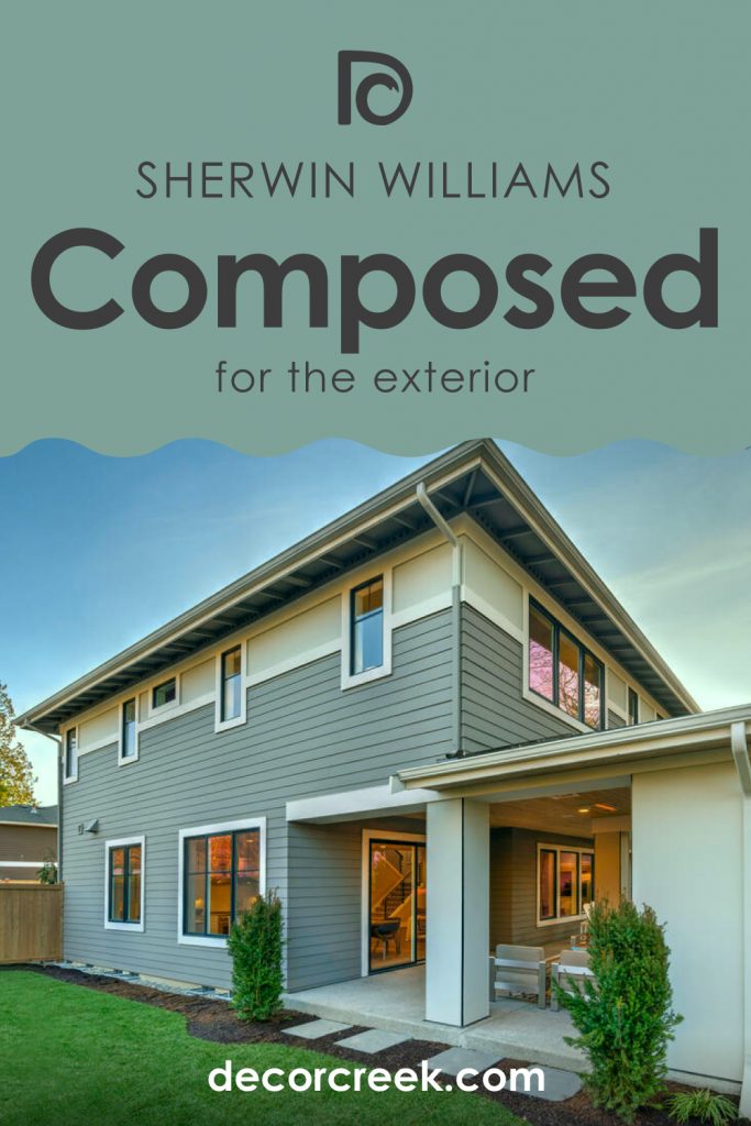 Composed SW 6472 Paint Color by Sherwin-Williams