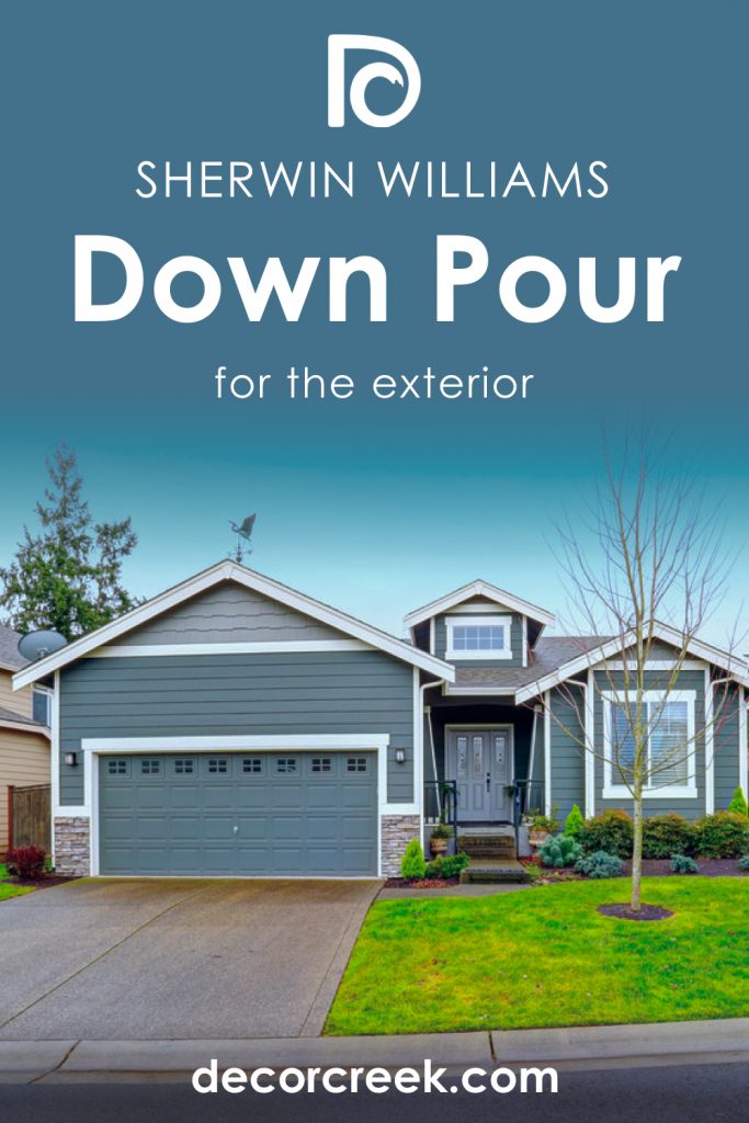 Down Pour SW 6516 Paint Color by Sherwin-Williams