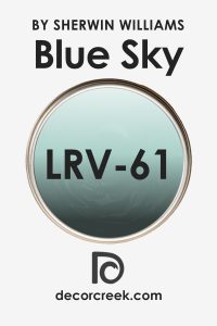Blue Sky SW 0063 Paint Color by Sherwin-Williams