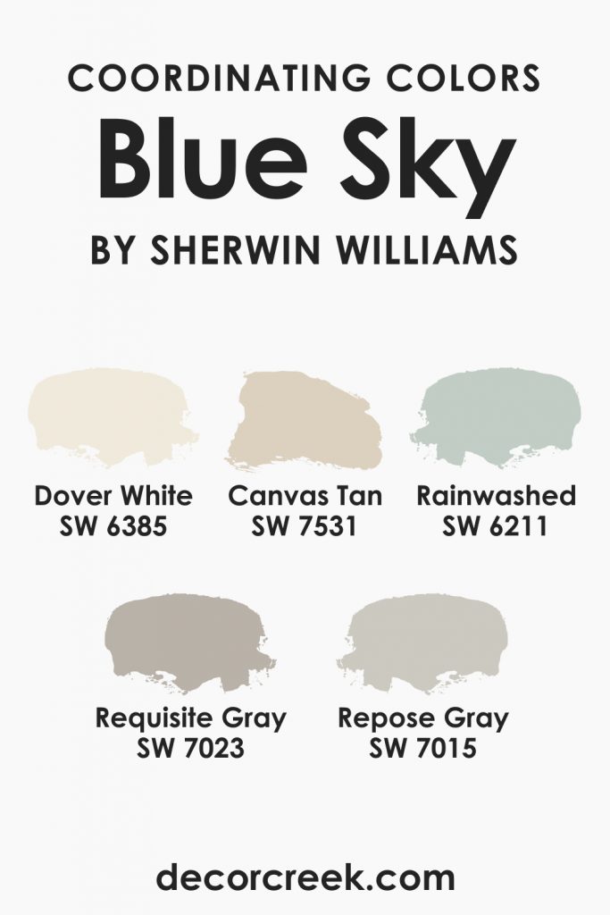 Blue Sky SW 0063 Paint Color by Sherwin-Williams