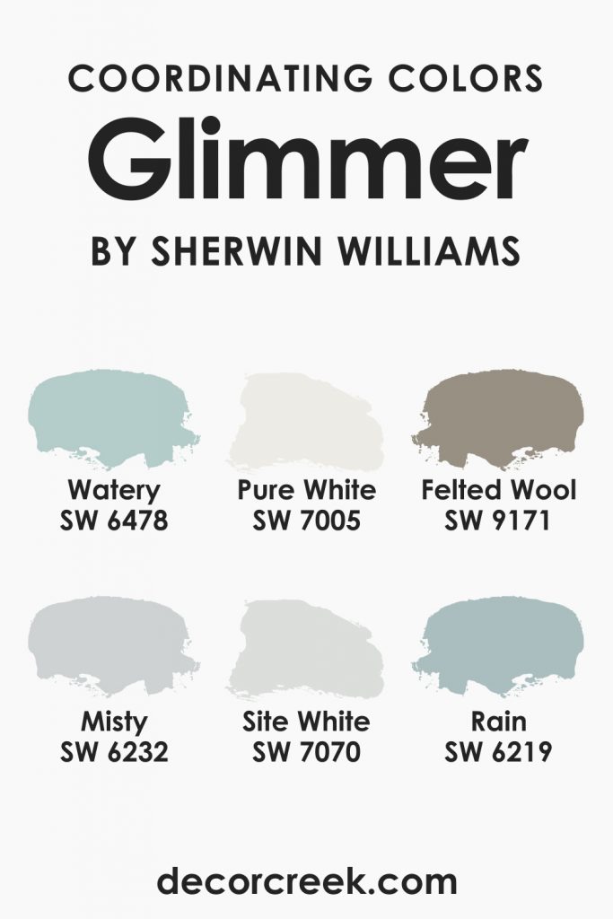 Glimmer SW 6476 Paint Color by Sherwin-Williams - DecorCreek