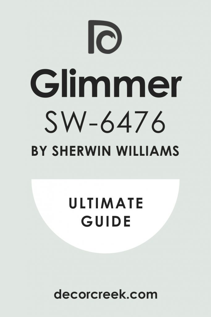 Glimmer SW 6476 Paint Color by Sherwin-Williams - DecorCreek