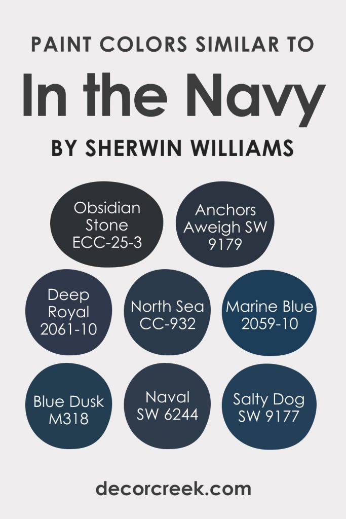 In the Navy SW 9178 Paint Color by Sherwin-Williams