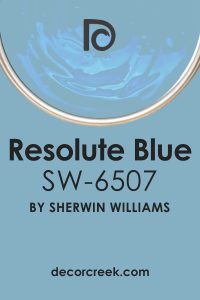 Resolute Blue SW 6507 Paint Color by Sherwin-Williams
