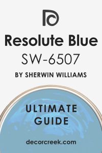 Resolute Blue SW 6507 Paint Color by Sherwin-Williams