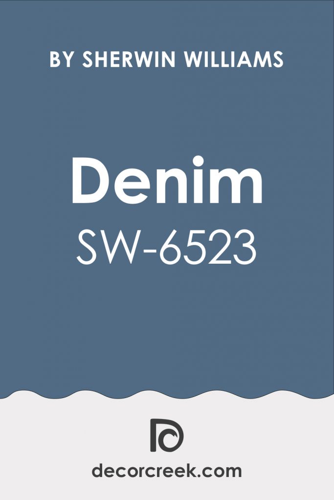 Denim SW 6523 Paint Color by Sherwin-Williams - DecorCreek