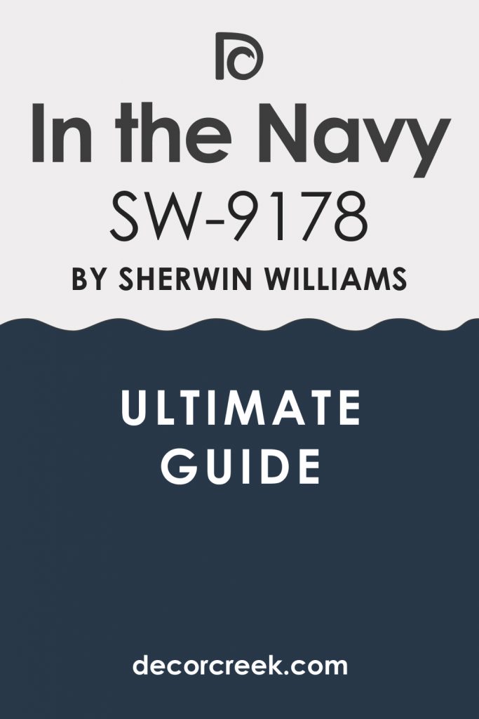 In the Navy SW 9178 Paint Color by Sherwin-Williams