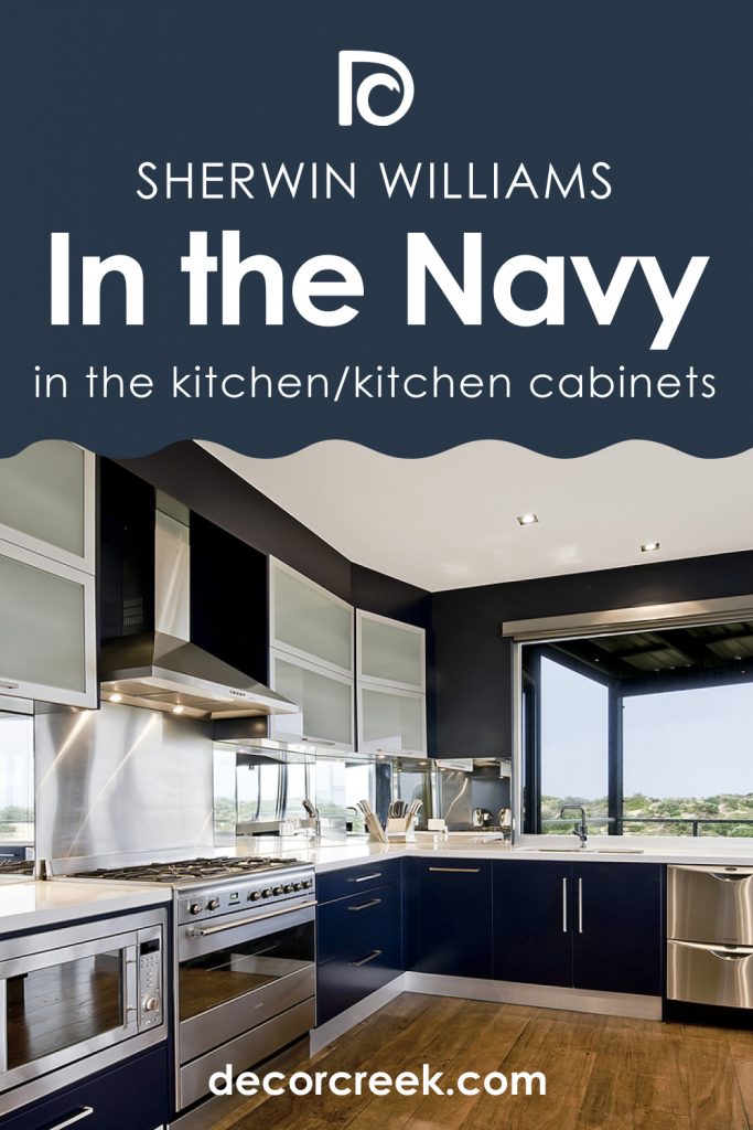 In the Navy SW 9178 Paint Color by Sherwin-Williams