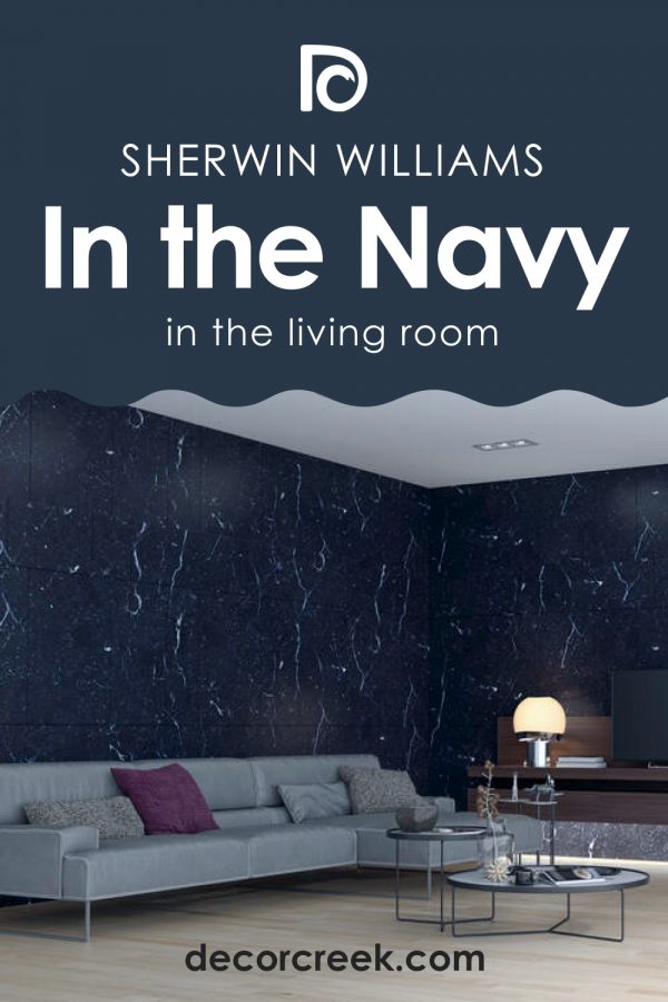 In the Navy SW 9178 Paint Color by Sherwin-Williams