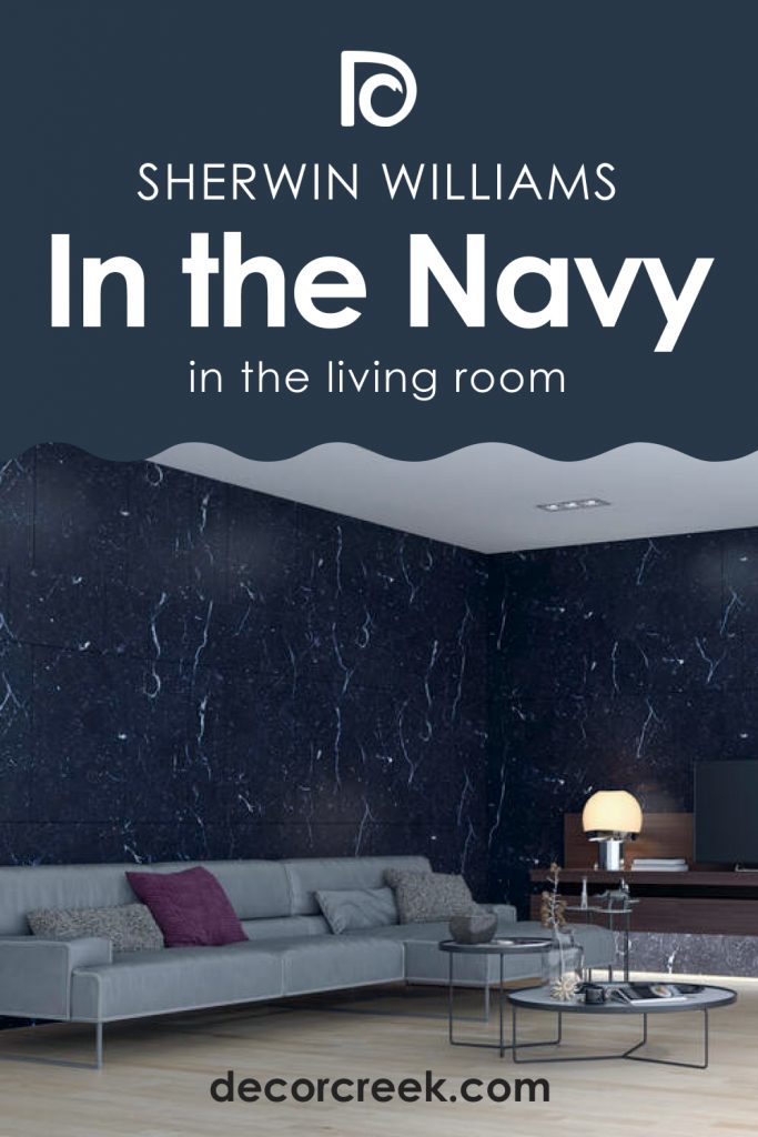 In the Navy SW 9178 Paint Color by Sherwin-Williams