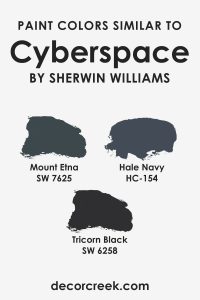 Cyberspace SW 7076 Paint Color by Sherwin-Williams