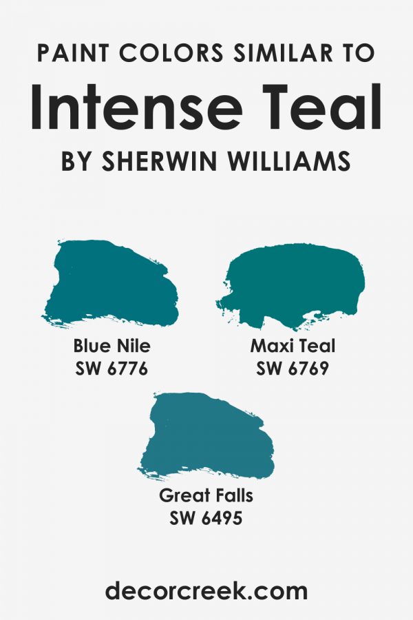 Intense Teal SW 6943 Paint Color by Sherwin-Williams