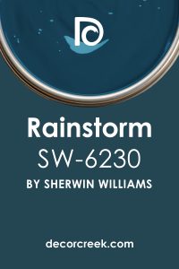 Rainstorm SW 6230 Paint Color by Sherwin-Williams - DecorCreek