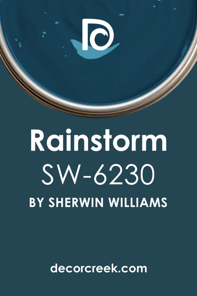 Rainstorm SW 6230 Paint Color by Sherwin-Williams - DecorCreek