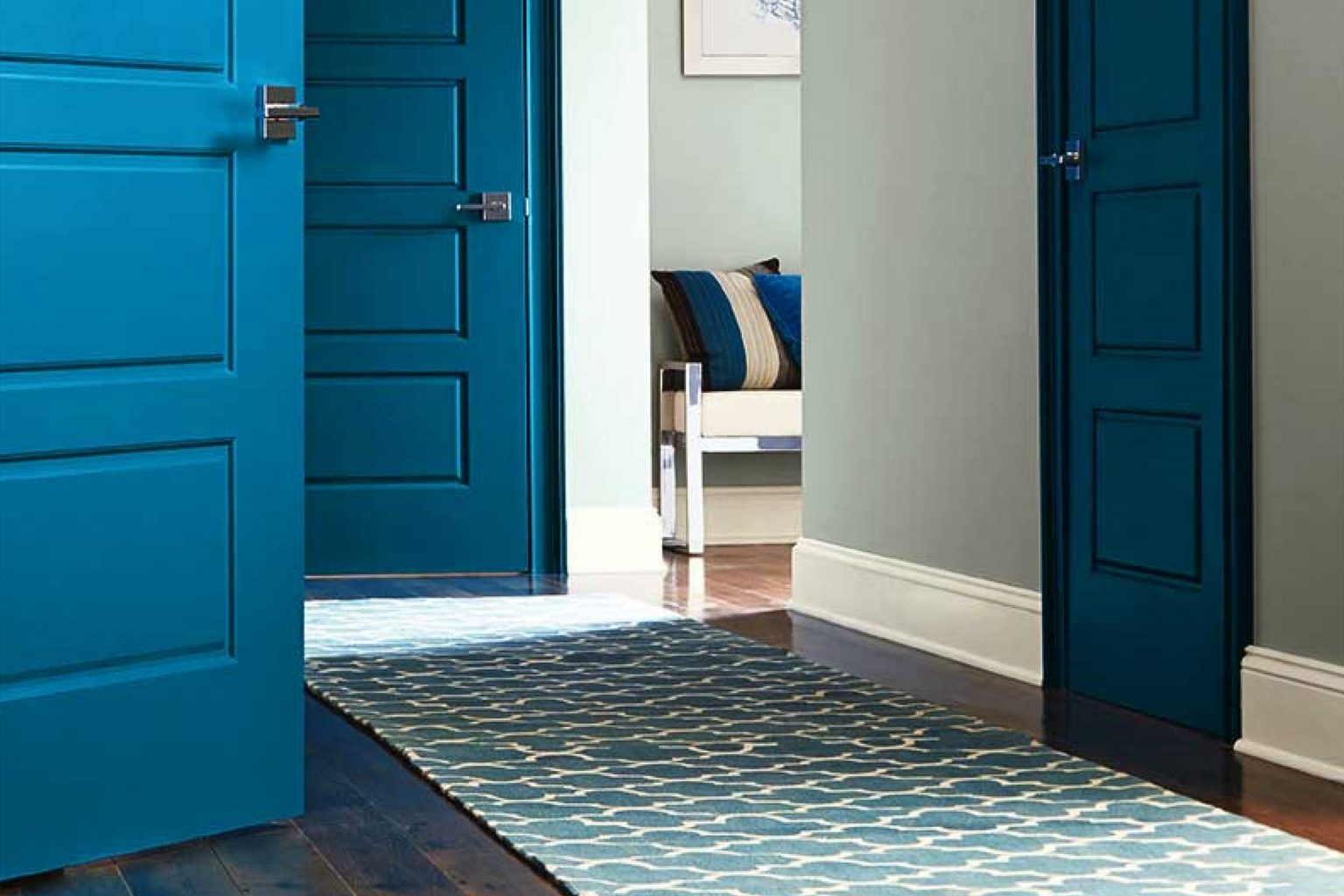 Intense Teal SW 6943 Paint Color by Sherwin-Williams