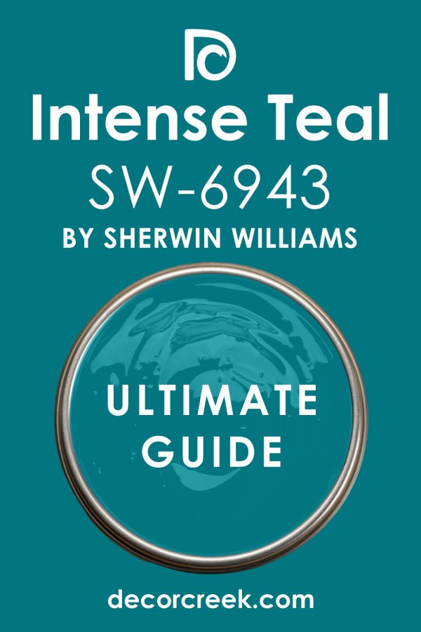 Intense Teal SW 6943 Paint Color by Sherwin-Williams