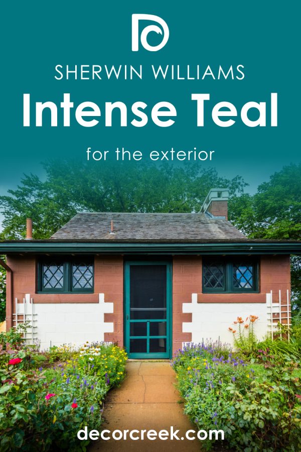 Intense Teal SW 6943 Paint Color by Sherwin-Williams