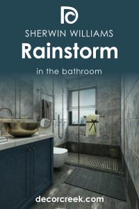 Rainstorm SW 6230 Paint Color by Sherwin-Williams - DecorCreek