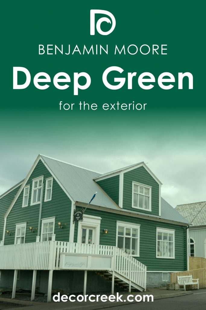 Deep Green 2039-10 Paint Color by Benjamin Moore - DecorCreek