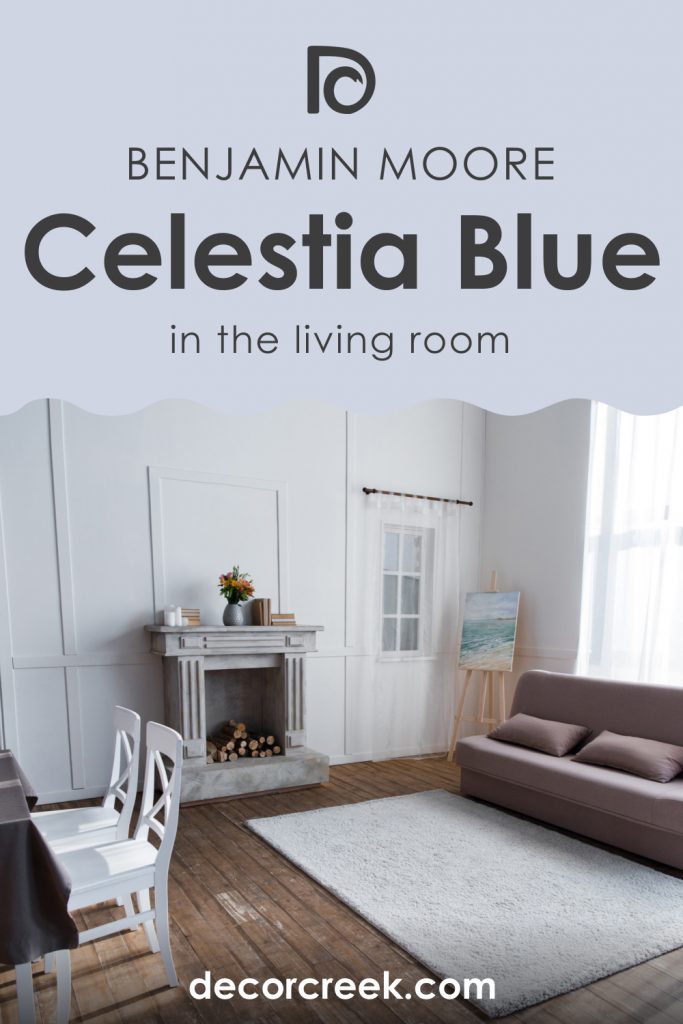 Celestia Blue 1429 Paint Color by Benjamin Moore - DecorCreek