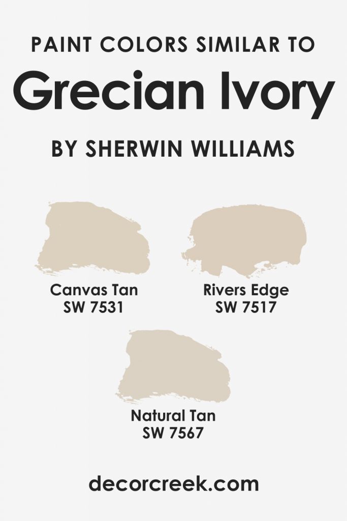 Grecian Ivory Paint SW 7541 Color by Sherwin-Williams