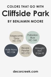 Cliffside Park 579 Paint Color by Benjamin Moore - DecorCreek