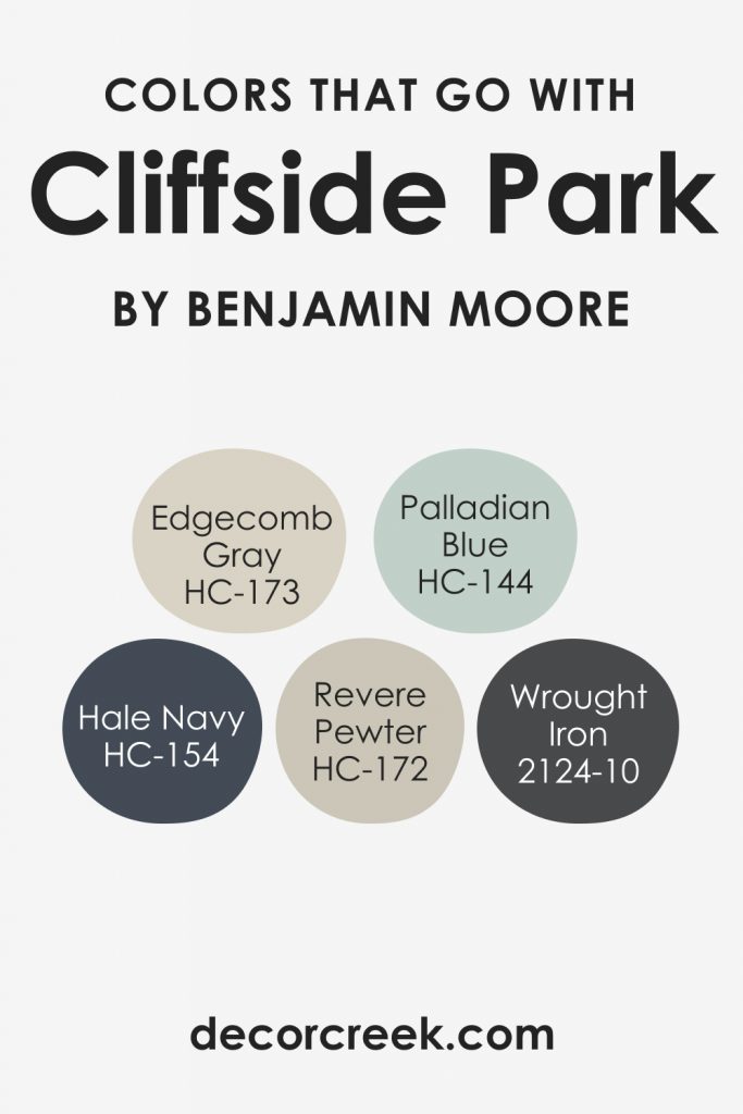 Cliffside Park 579 Paint Color by Benjamin Moore - DecorCreek