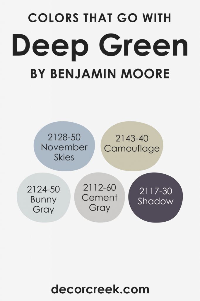 Deep Green 2039-10 Paint Color by Benjamin Moore - DecorCreek Deep Green 2039-10 Paint Color by Benjamin Moore - DecorCreek
