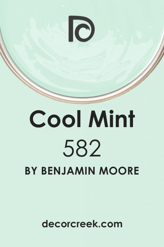 Cool Mint 582 Paint Color by Benjamin Moore - DecorCreek
