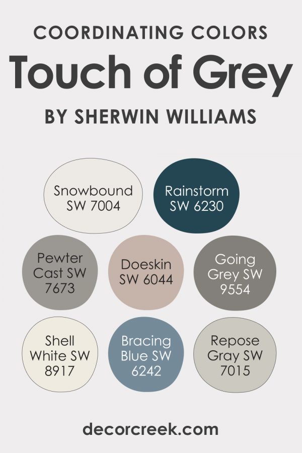 Touch of Grey SW 9549 Paint Color by Sherwin-Williams