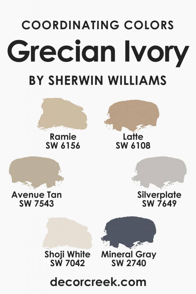 Grecian Ivory Paint SW 7541 Color by Sherwin-Williams