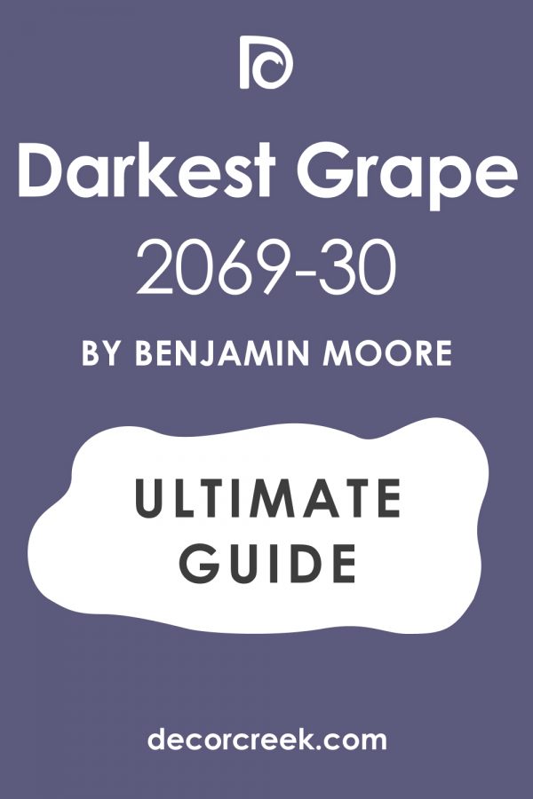 Darkest Grape 2069-30 Paint Color by Benjamin Moore