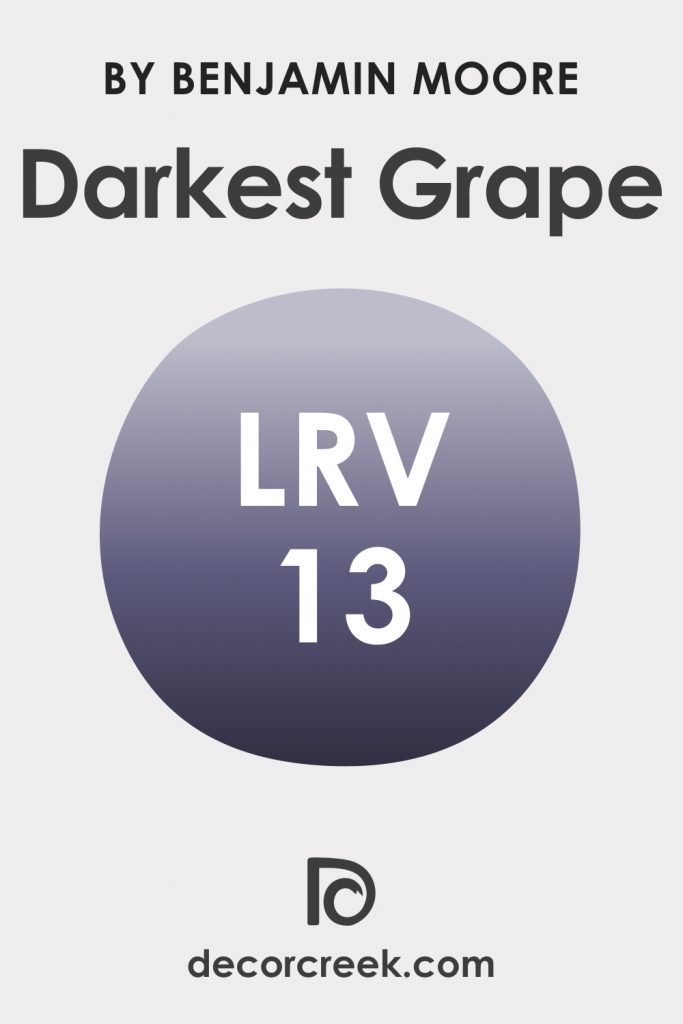 Darkest Grape 2069-30 Paint Color by Benjamin Moore