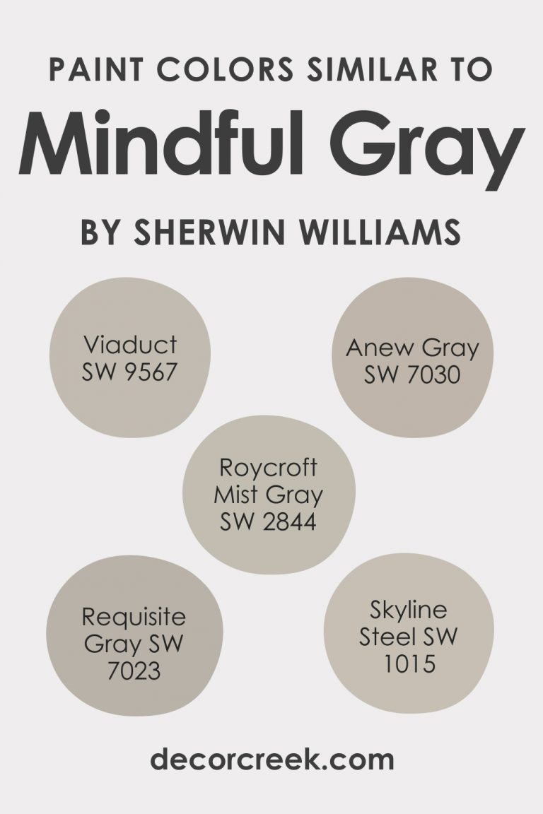 Mindful Gray SW 7016 Paint Color by Sherwin Williams